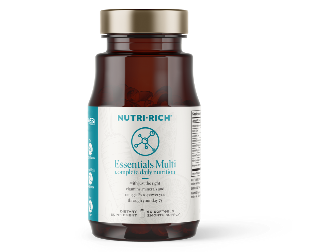 Multivitamin Softgel with Iron for Adults Nutritional Support with ...